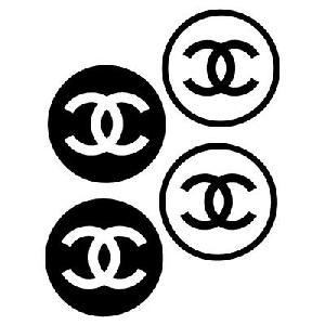 Coco Chanel Logo Stencil
