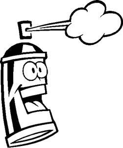 Graffiti Spray Can Coloring Pages Coloring Pages